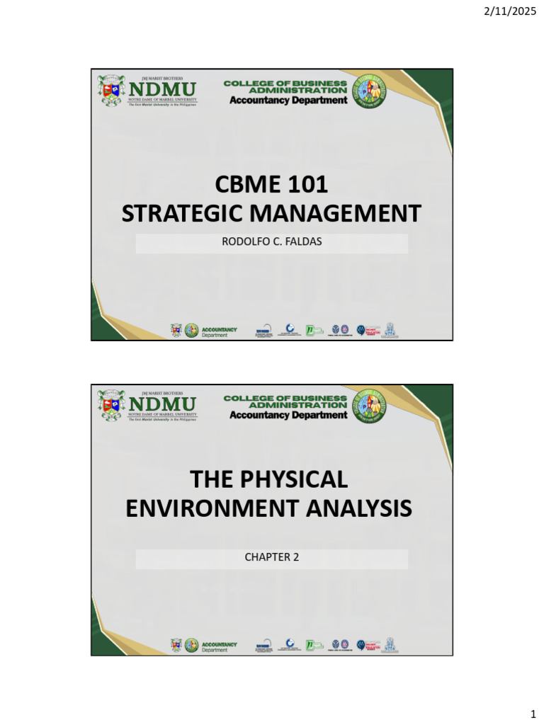 2 External Envi Analysis 1 Physical Envi | PDF | Natural Environment ...