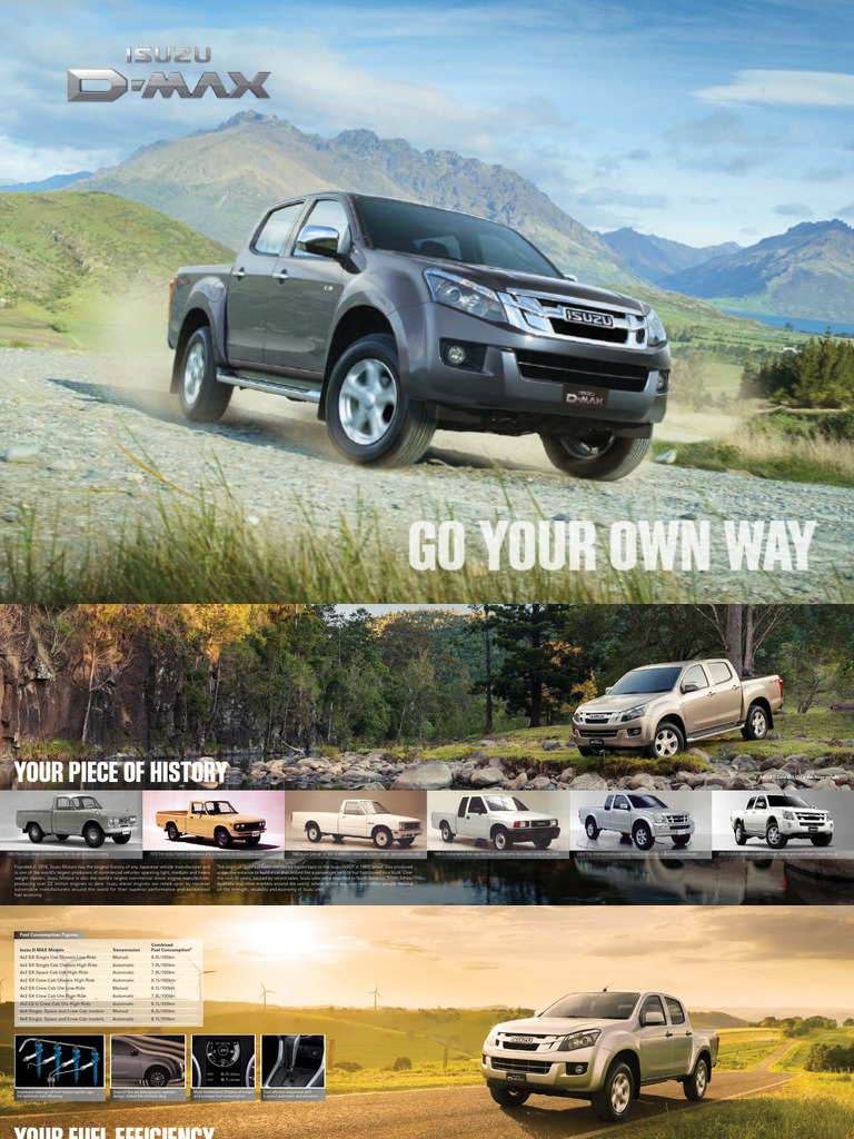 Isuzu D Max 2016 AU | PDF | Truck | Fuel Economy In Automobiles