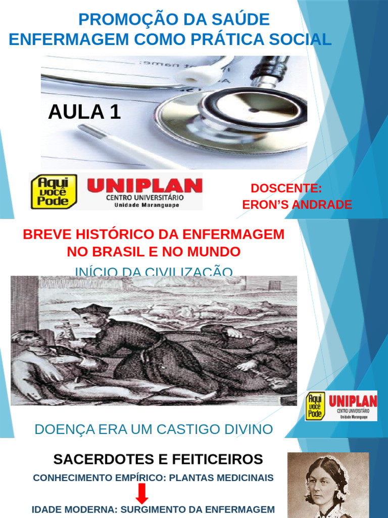 História e Práticas da Enfermagem | PDF | Cama | Enfermagem