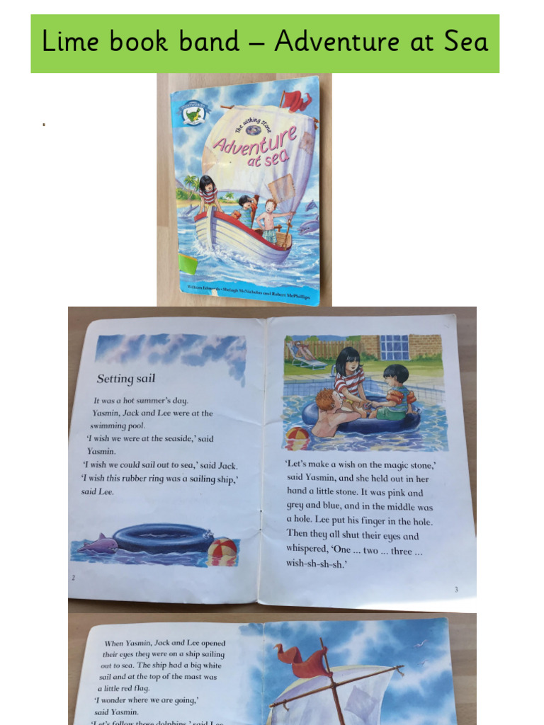 Lime Book Band Adventure at Sea | PDF