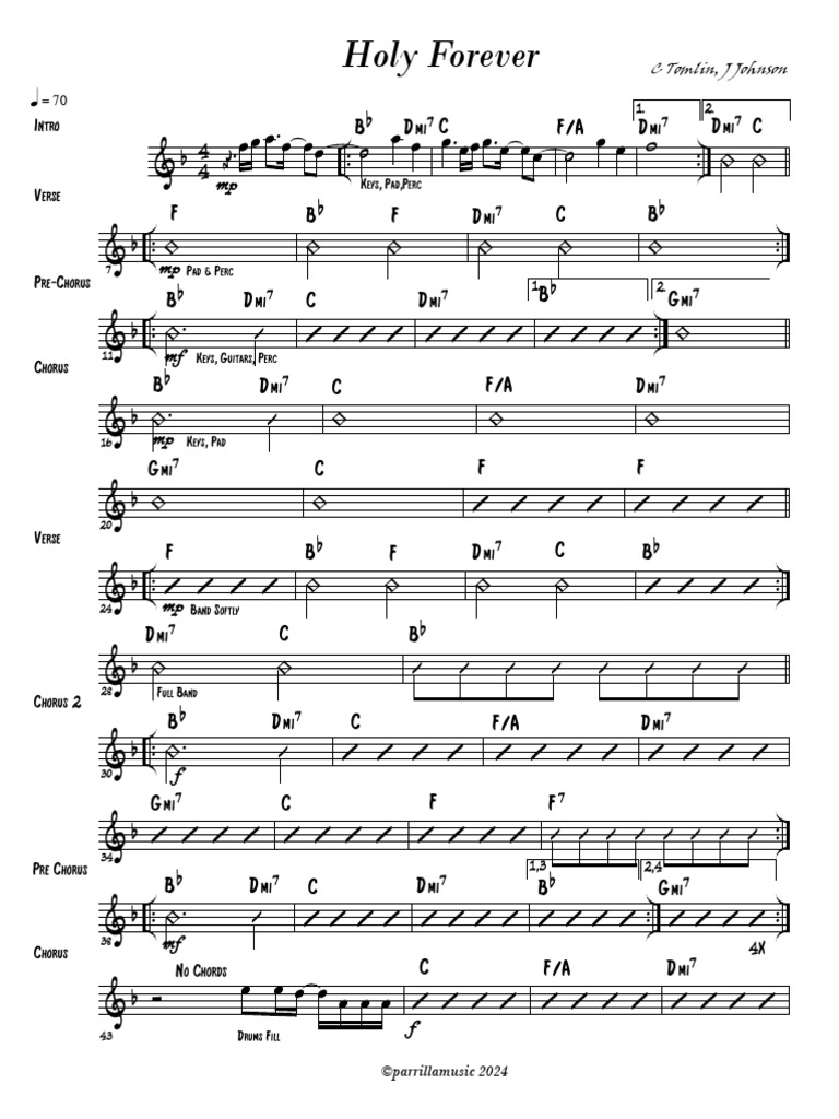 Holy Forever Sheet Music PDF | PDF
