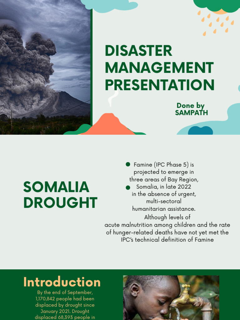 Disaster Management Presentation Pdf Pdf Drought Famine