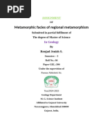 Barrovian Metamorphic Zones Explained | PDF | Geology | Petrology