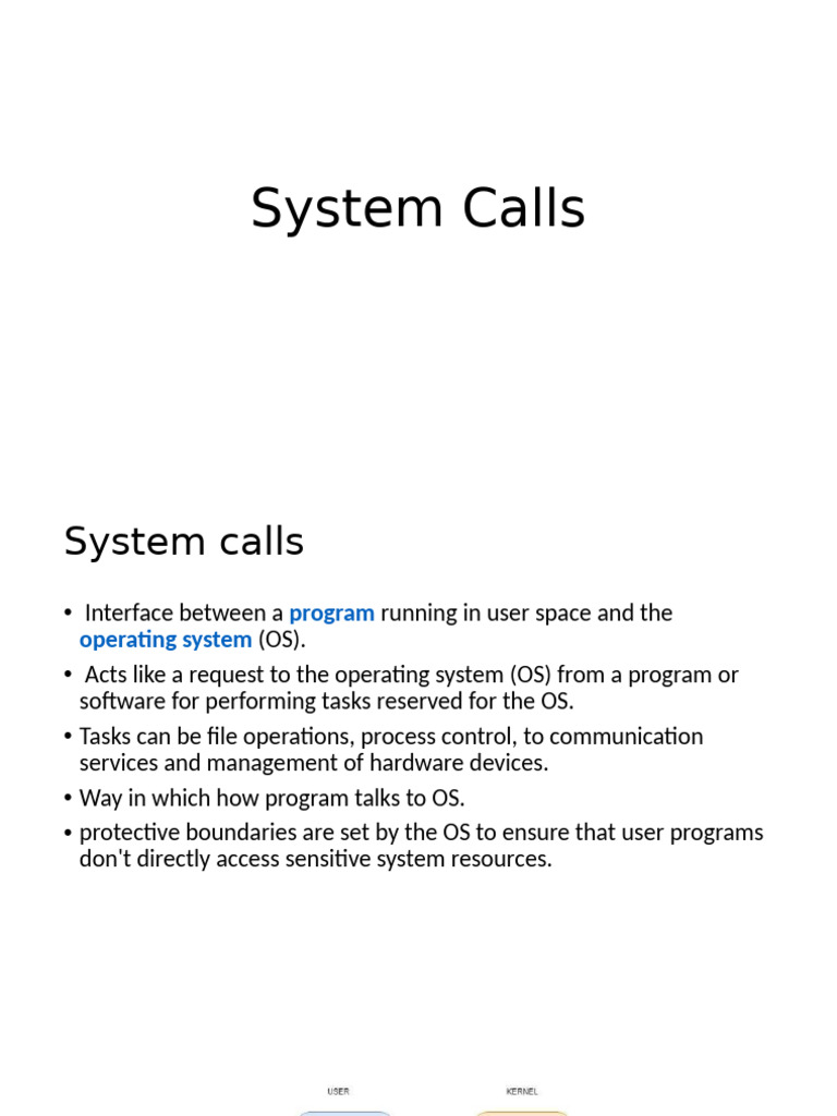 System Calls | PDF