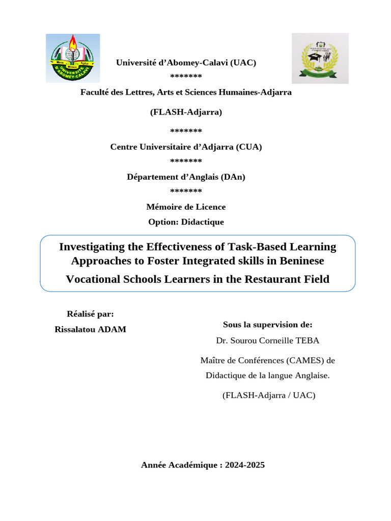 ADAM-PRO 3RD VERSION | PDF | Vocational Education | Learning