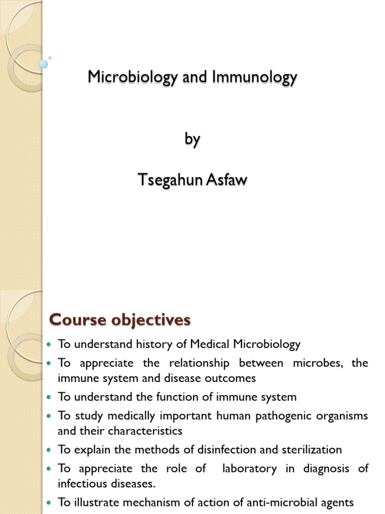 1 - Microbiology Introduction | PDF | Bacteria | Gene
