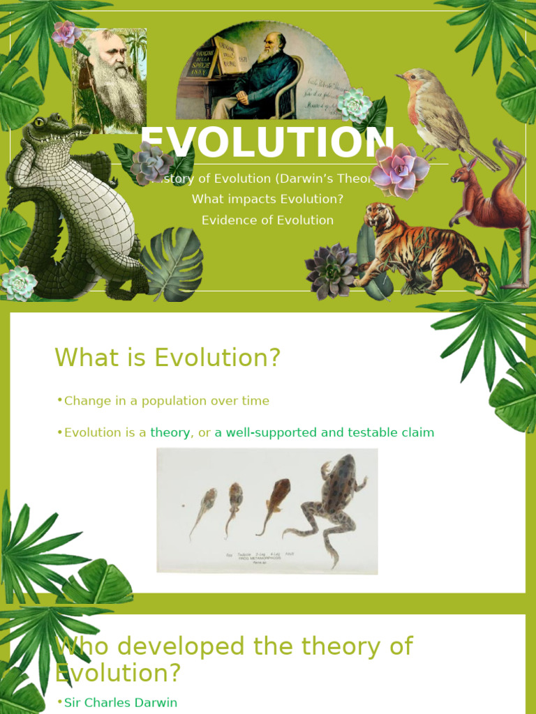 Understanding Darwin's Evolution Theory | PDF | Natural Selection | Evolution