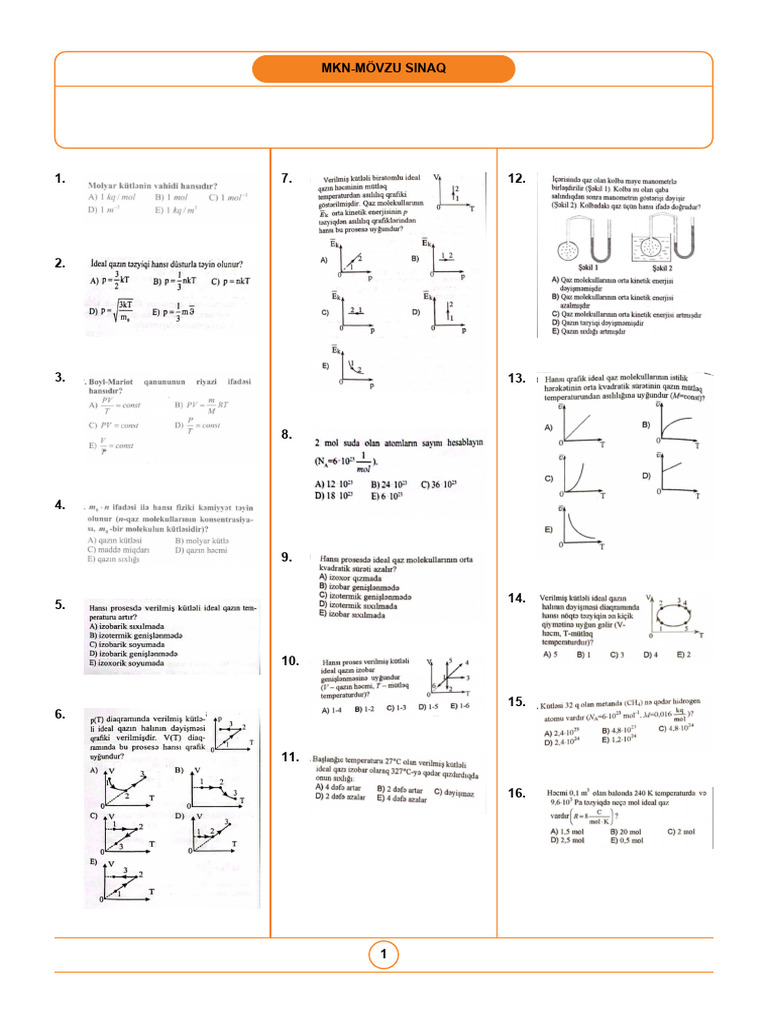 Mkn-Mövzu Sinaq | PDF