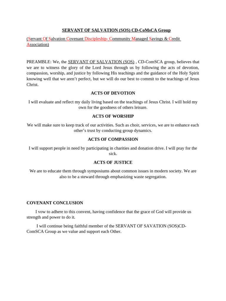 CDG WITH COMSCA | PDF