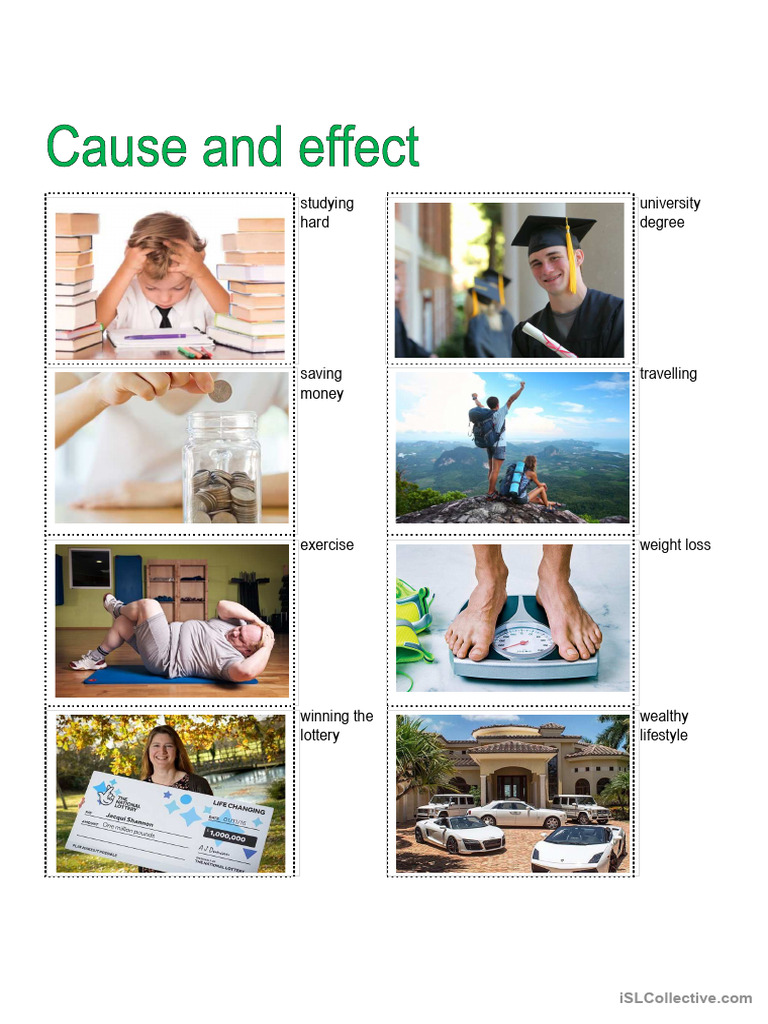 Cause and Effect - Speaking Prompts | PDF