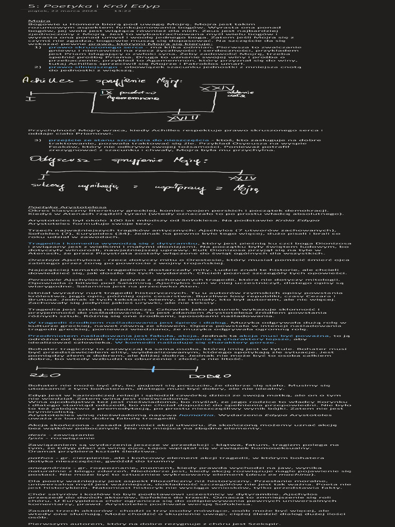 5 - Poetyka I Król Edyp | PDF