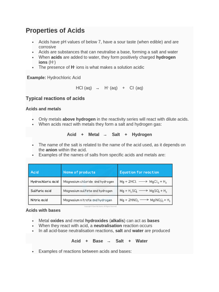 Understanding Acids and Bases | PDF | Ph | Acid