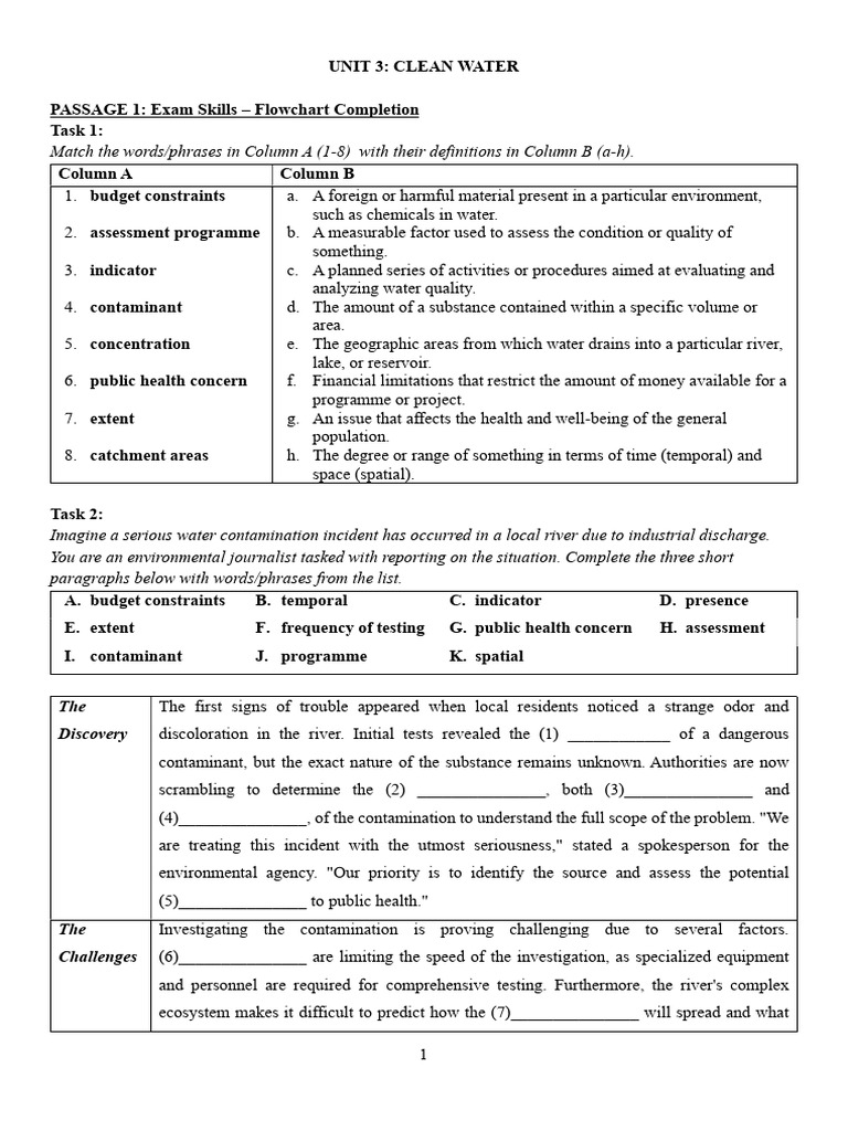 Clean Water Assessment and Challenges | PDF | Drinking Water | Public ...
