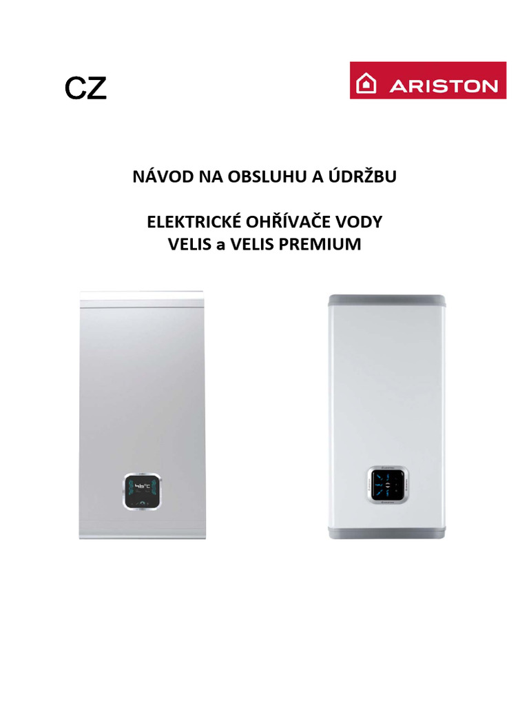 Ariston VELIS Navod Cze | PDF