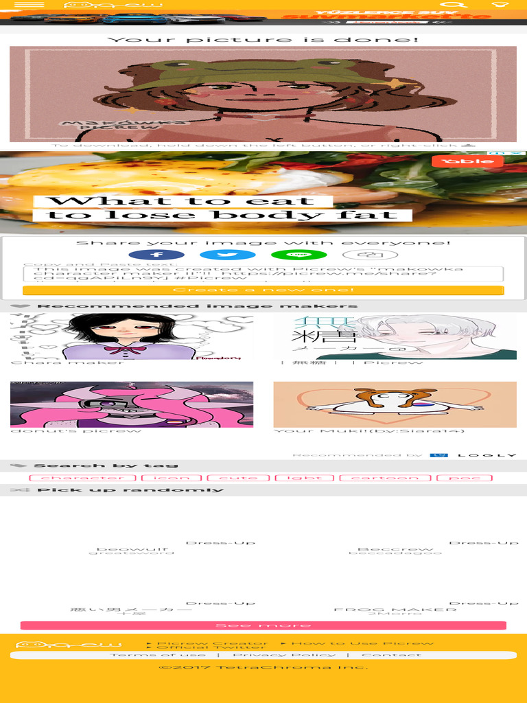 Makowka Character Maker II Picrew | PDF