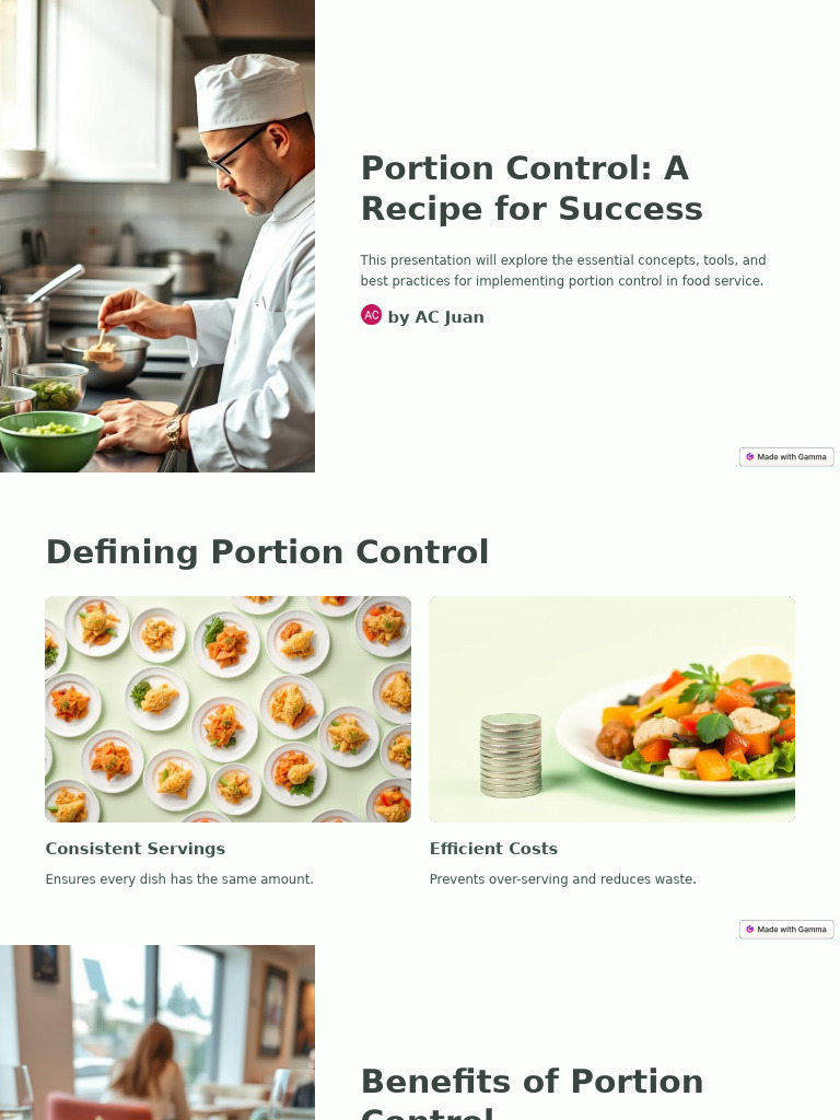 Effective Portion Control Strategies | PDF | Weighing Scale | Foods