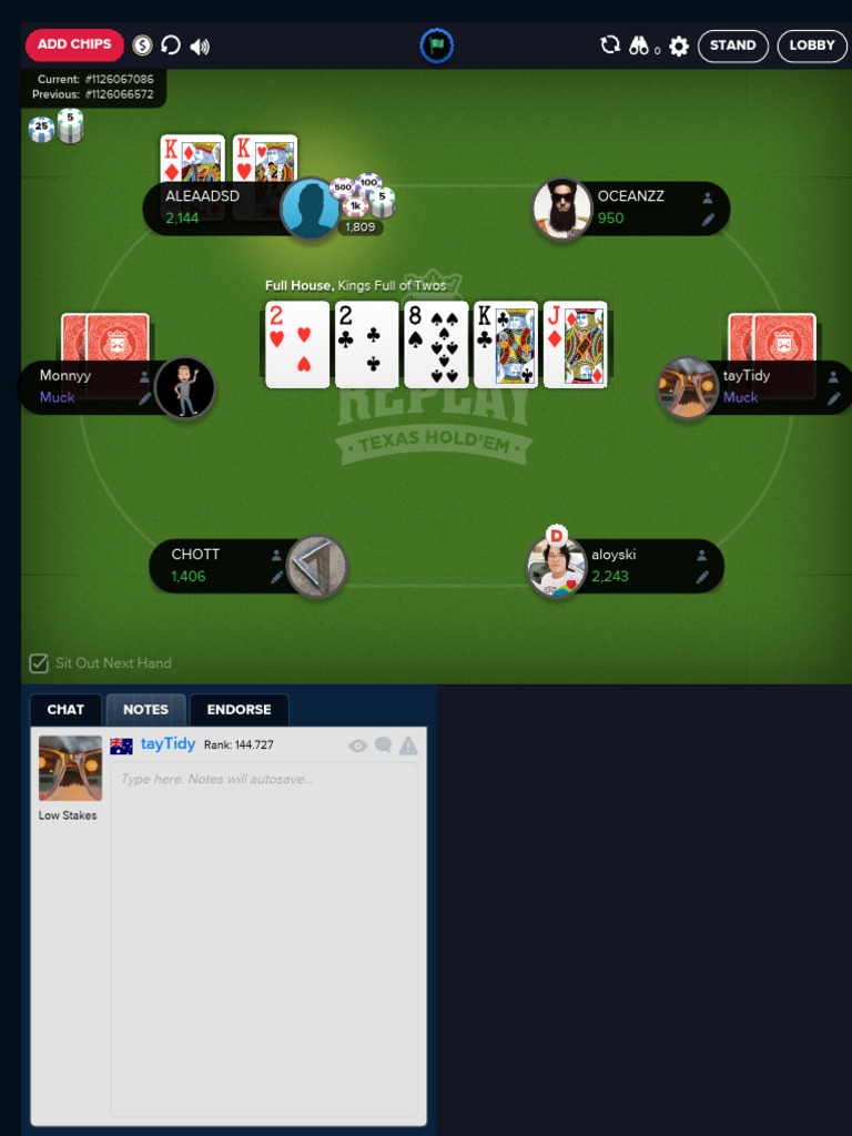 Low Stakes - Duck Pond 3 - 12 - NL Holdem | PDF