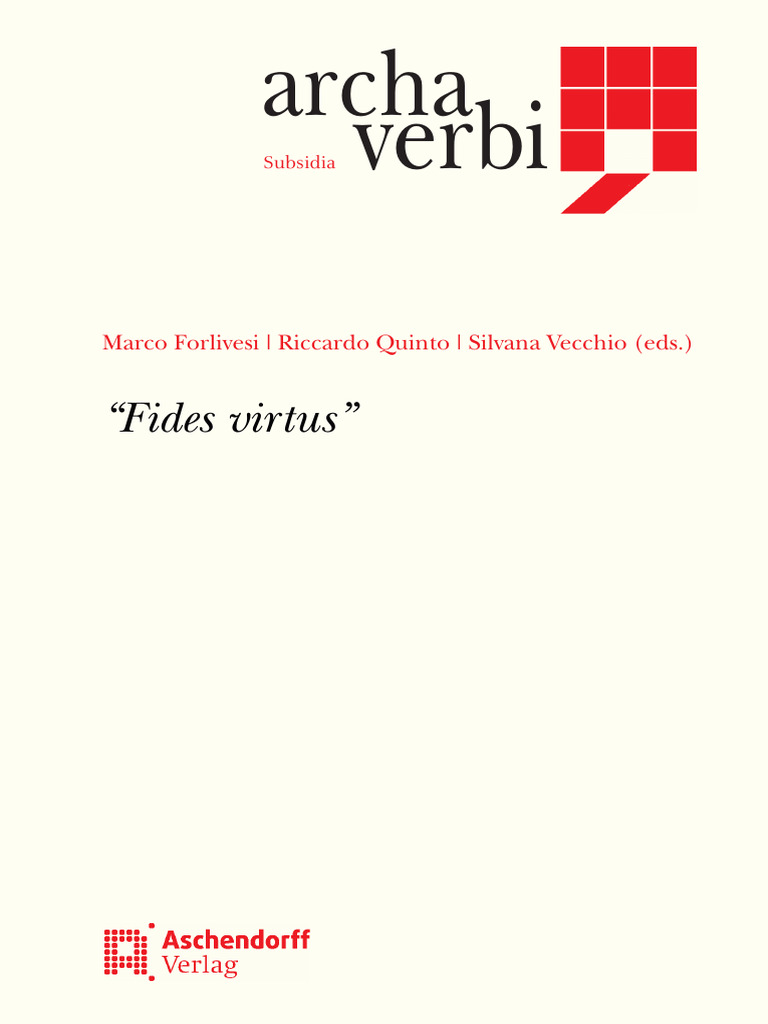 Fides_virtus_The_Virtue_of_Faith_from_t | PDF | Thomas Aquinas | Faith