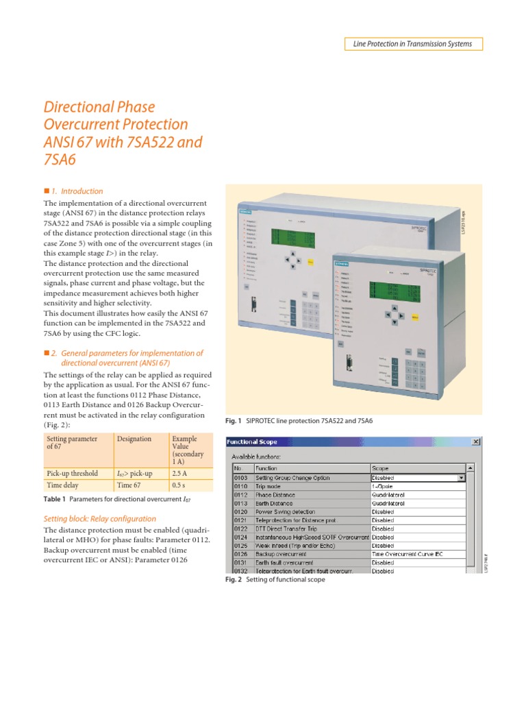 Appl 14 ANSI 67 in Distance Relay en | PDF | Relay | Electrical Impedance