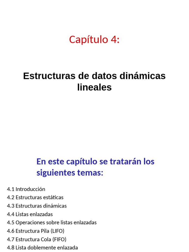 cap 4 | PDF | Cola (tipo de datos abstractos) | Puntero (Programación de computadora)