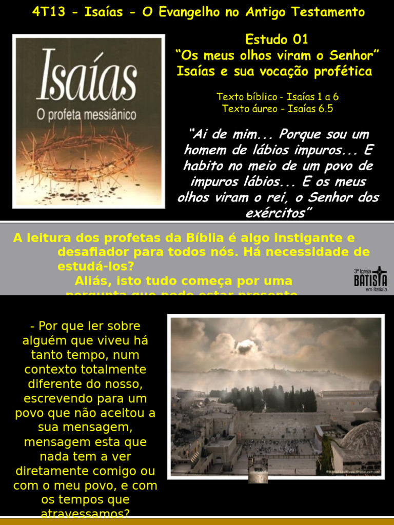 Estudo O Profeta Isaias | PDF | Isaías | Assíria