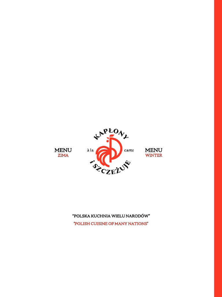 Menu Zima | PDF