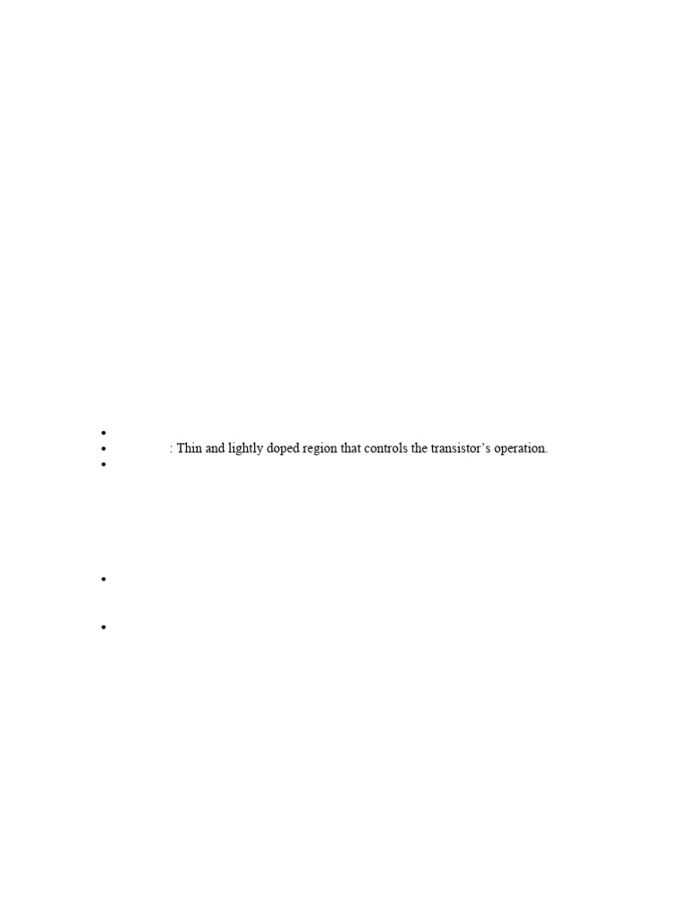 Understanding Bipolar Junction Transistors | PDF | Bipolar Junction ...
