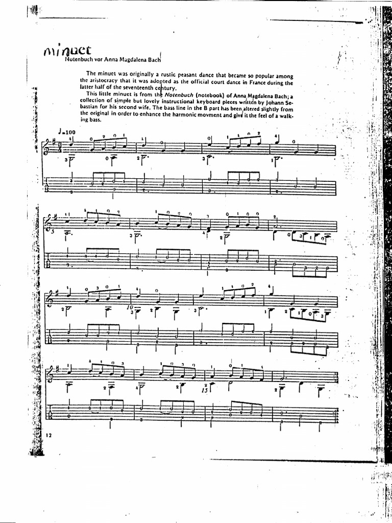 Minuet | PDF