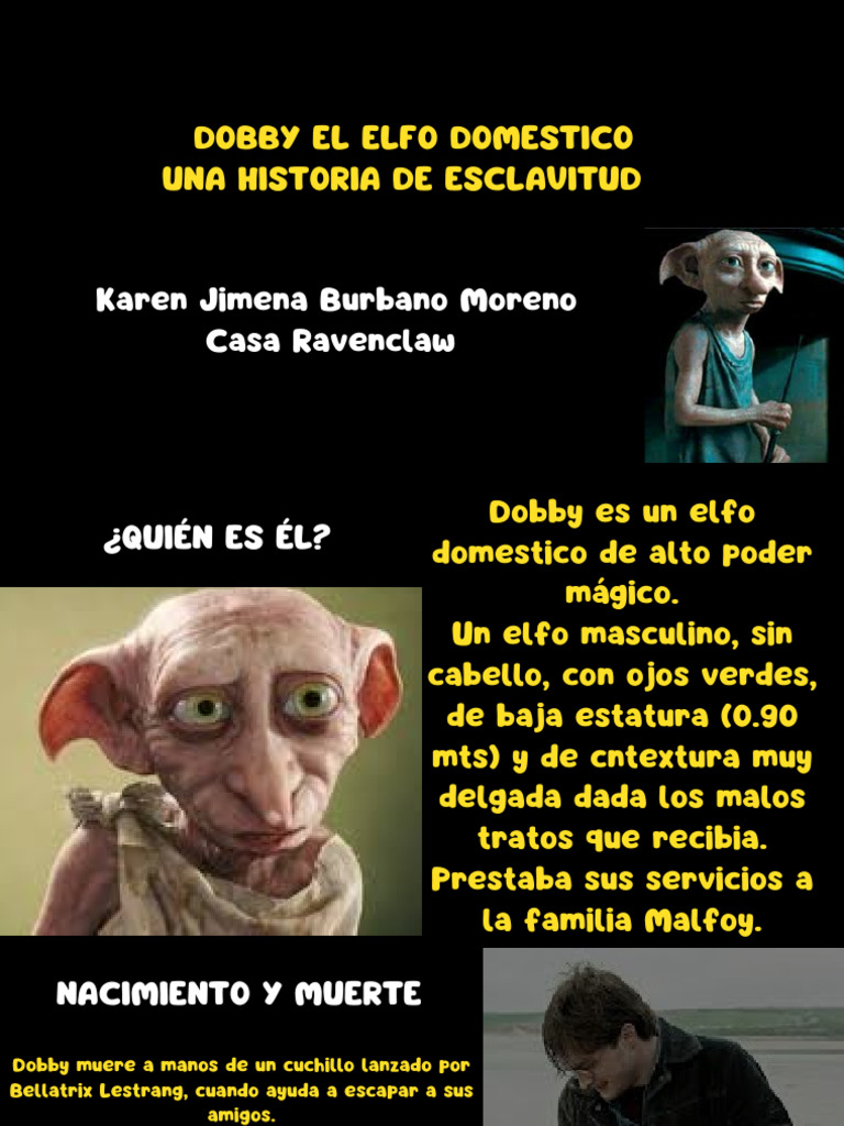 Dobby El Elfo Domestico | PDF | Esclavitud