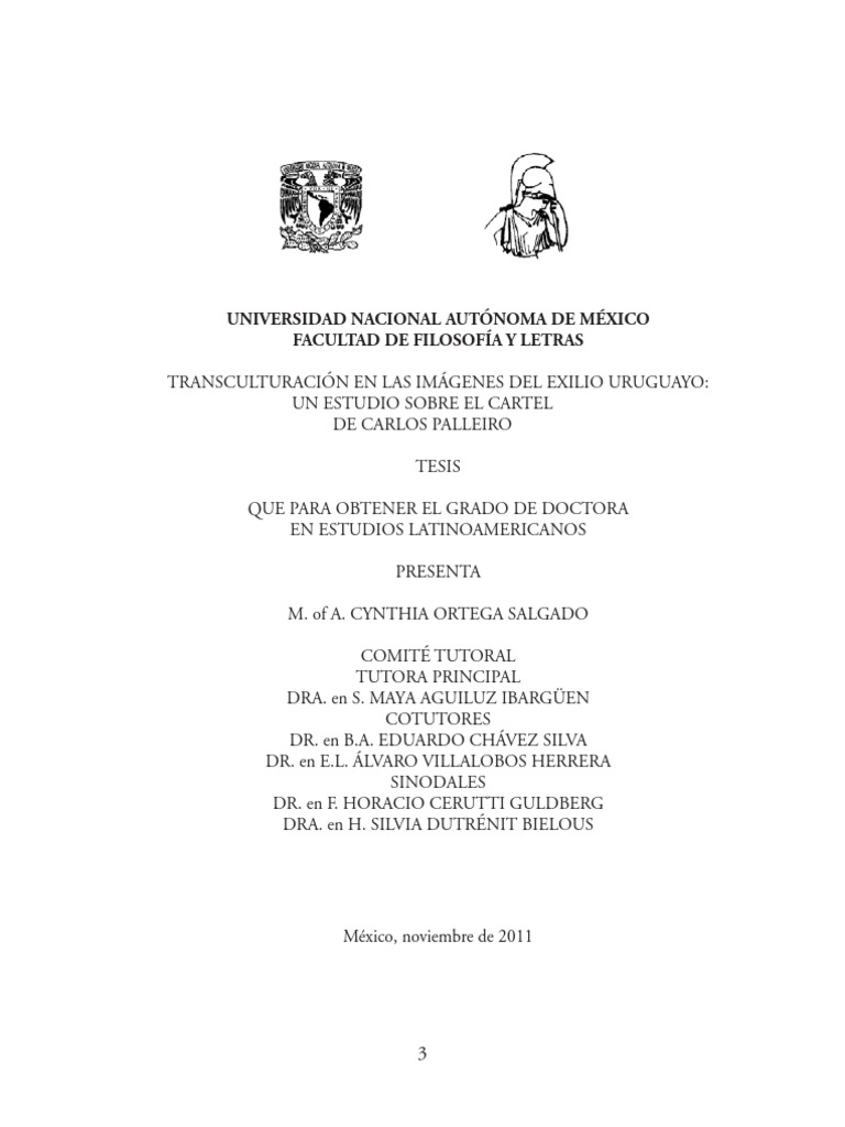 D 2011 Cynthia Ortega Salgado | PDF | Uruguay | Política (general)