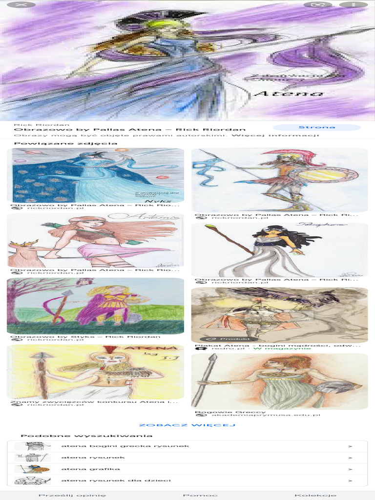 Atena Bogini Rysunek | PDF