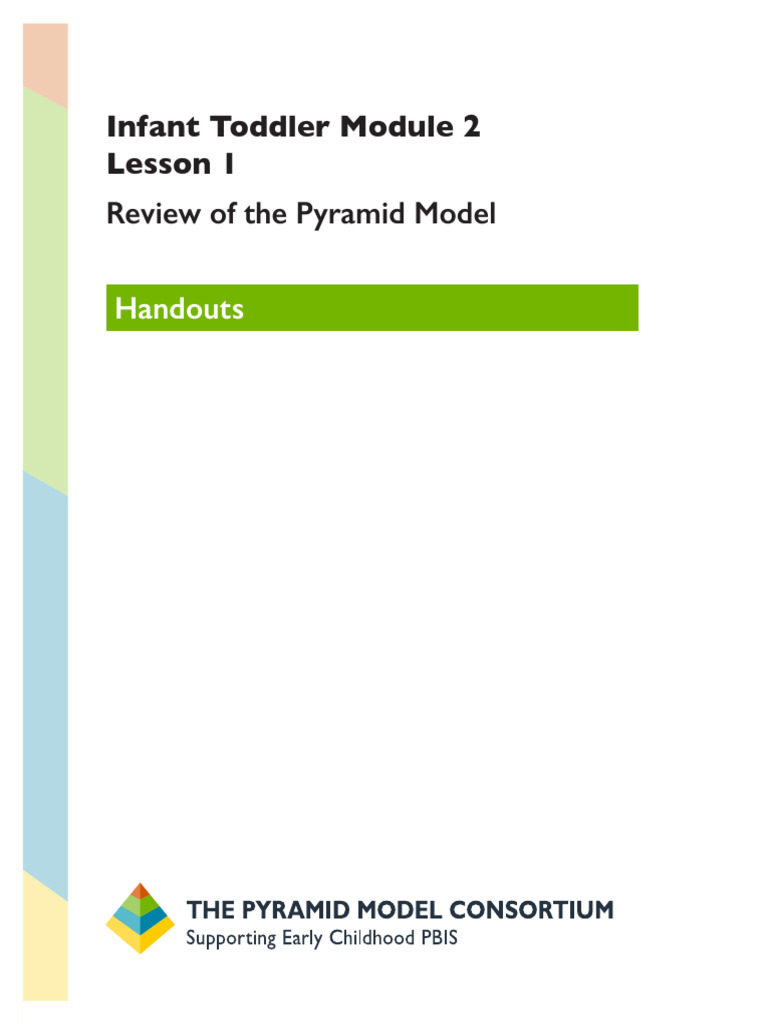Infant Toddler Module 2 Handouts | PDF | Infants | Attachment Theory