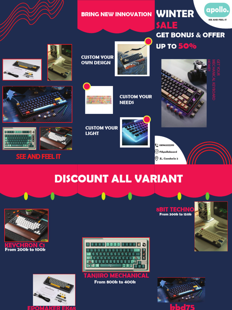 Winter Sale on Custom Mechanical Keyboards | PDF