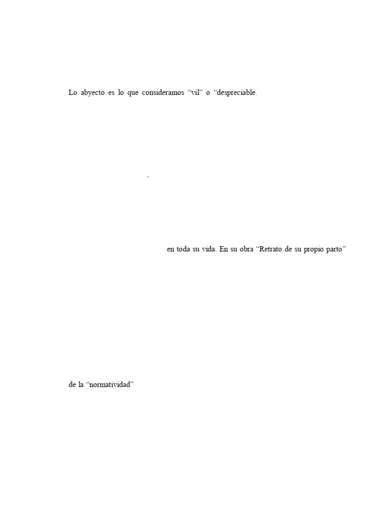 Arte Abyecto: Reflexiones y Críticas | PDF | Moralidad | Agresión
