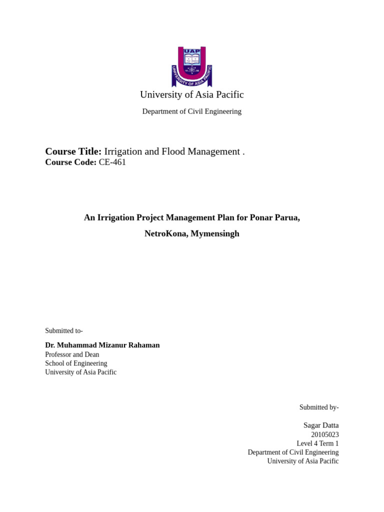 COver Irrigation | PDF