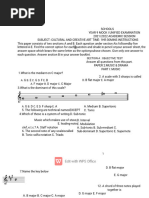MAPEH 6 - Q2 Periodical Test | PDF | Interval (Music) | Color