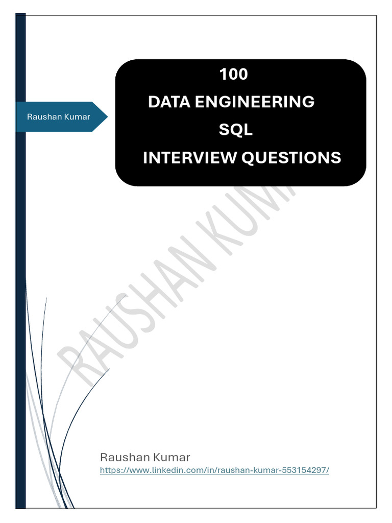 Sql_Interview_Questions_Top_100 | PDF | Data Management | Computer Data