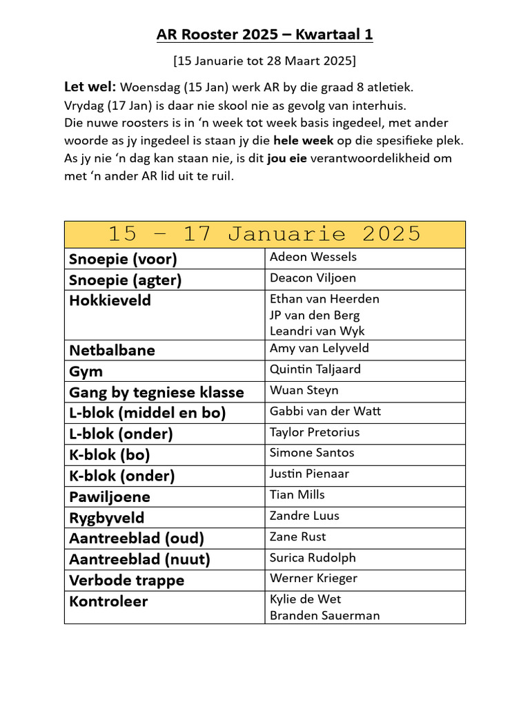 AR Rooster 2025 | PDF