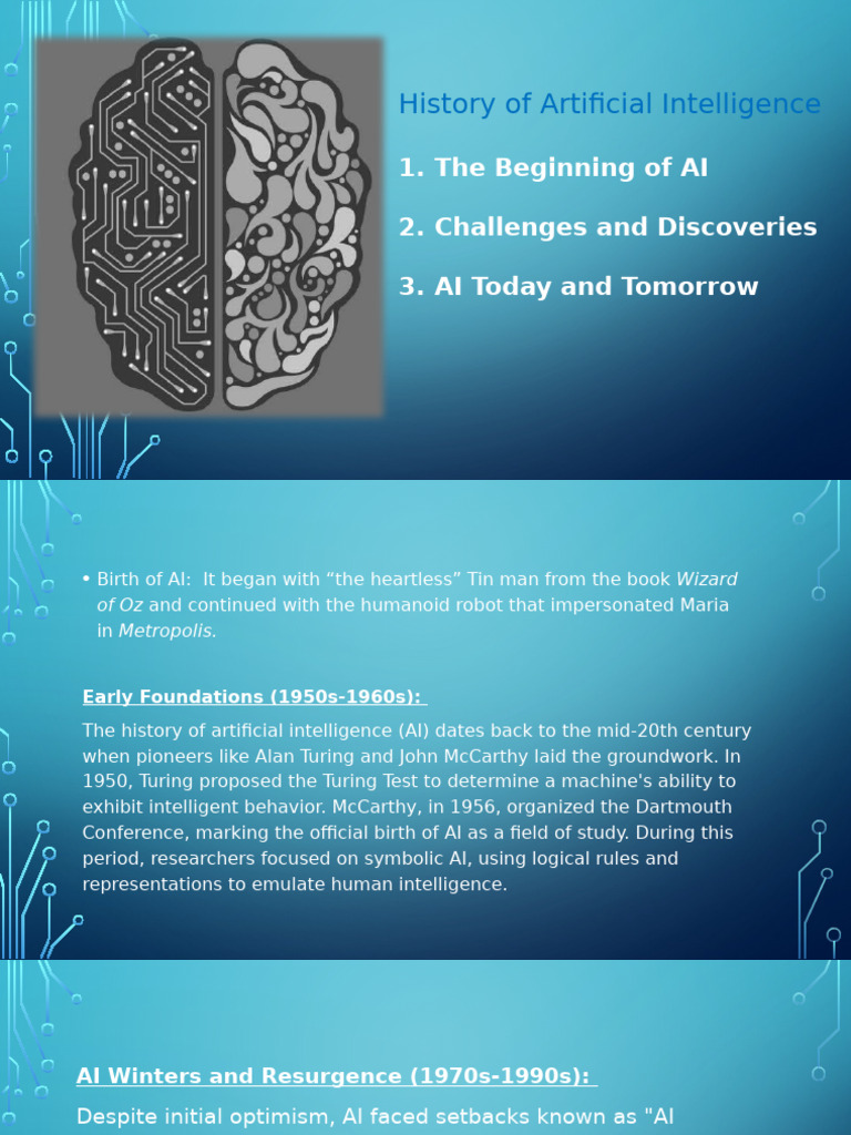 Evolution of Artificial Intelligence | PDF