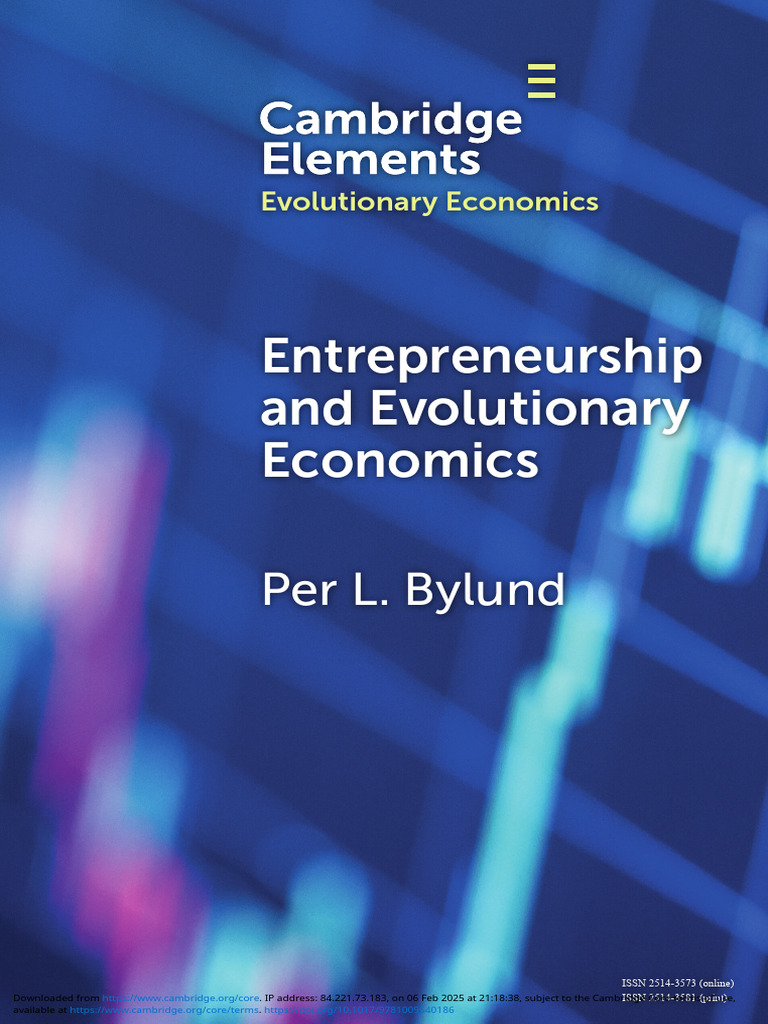 Entrepreneurship and Evolutionary Economics | PDF | Entrepreneurship ...
