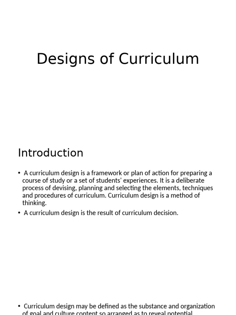 EDUS309 Subject Centered Design 121323 1 | PDF | Curriculum | Learning