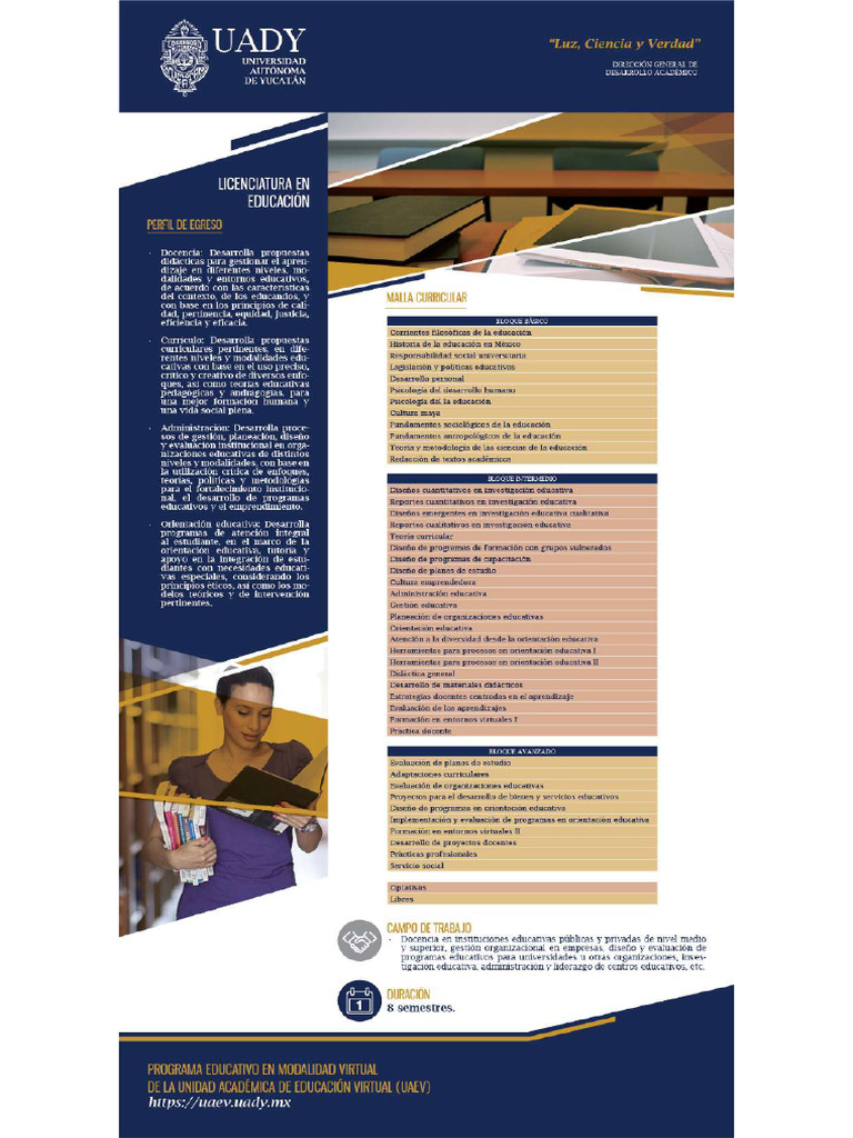 Folleto Web EDUCACION UAEV | PDF