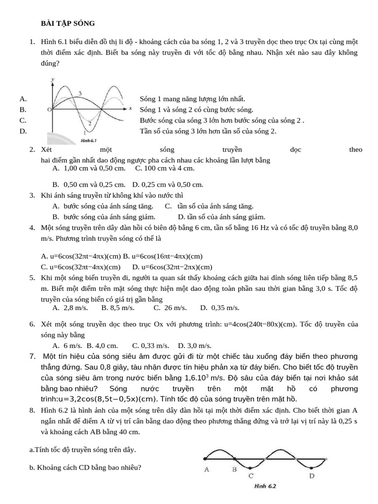 BT SBT CTST. Bài 6. Hs | PDF