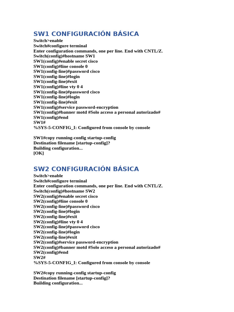 Configuracion Basica de Router | PDF | Software | Internet