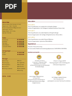 White Minimalist Graphic Designer Professional CV Resume | PDF