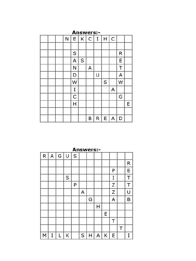 Wordsearch | PDF