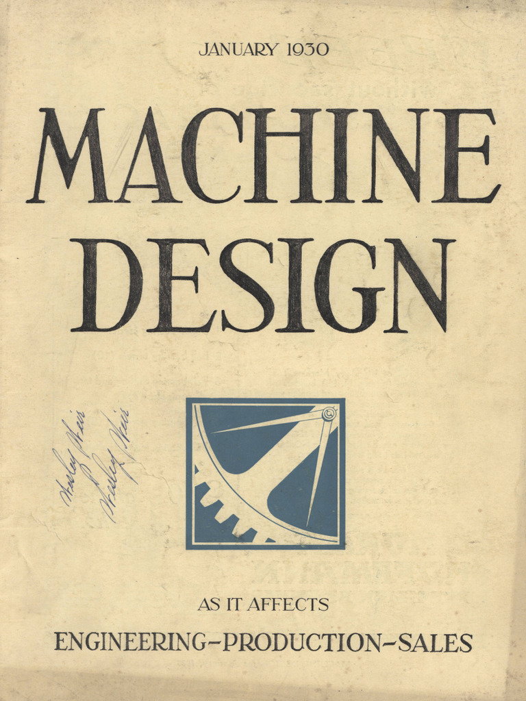 Machine Design 193001 | PDF