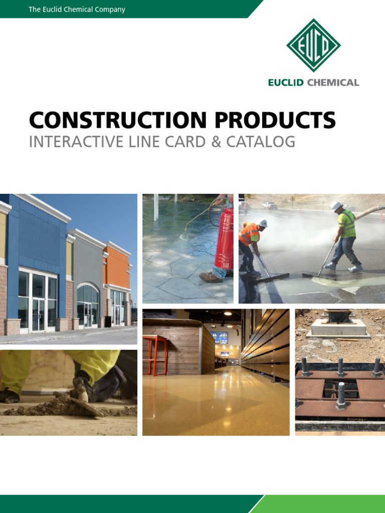Construction Products Line Card B113 | PDF | Concrete | Epoxy