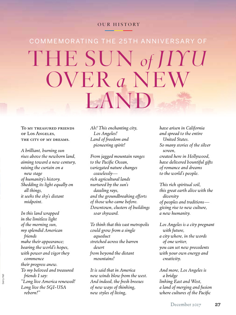 Sun of Jiyu: A New Era for America | PDF