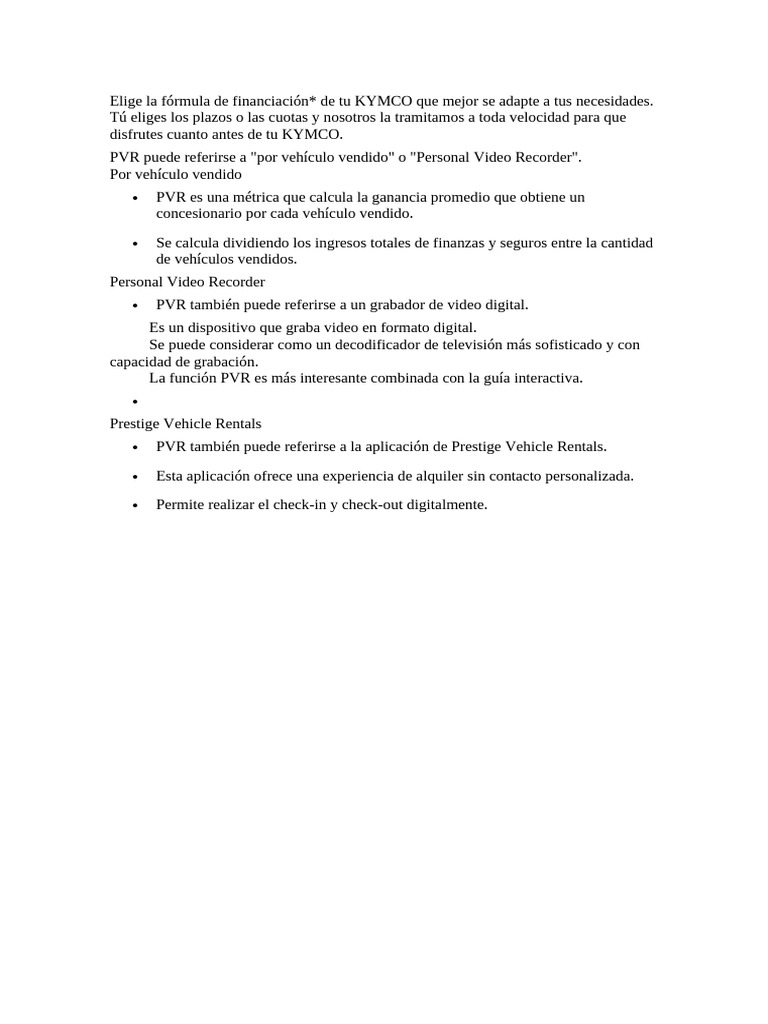 Funcion de Un PVR | PDF